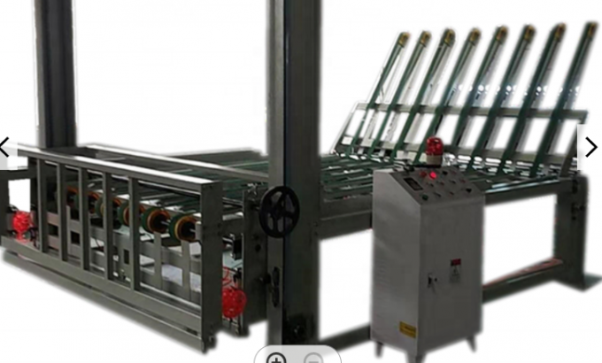 2600mm Width Automatic Paper Stacker Machine Corrugated Carton 4500w