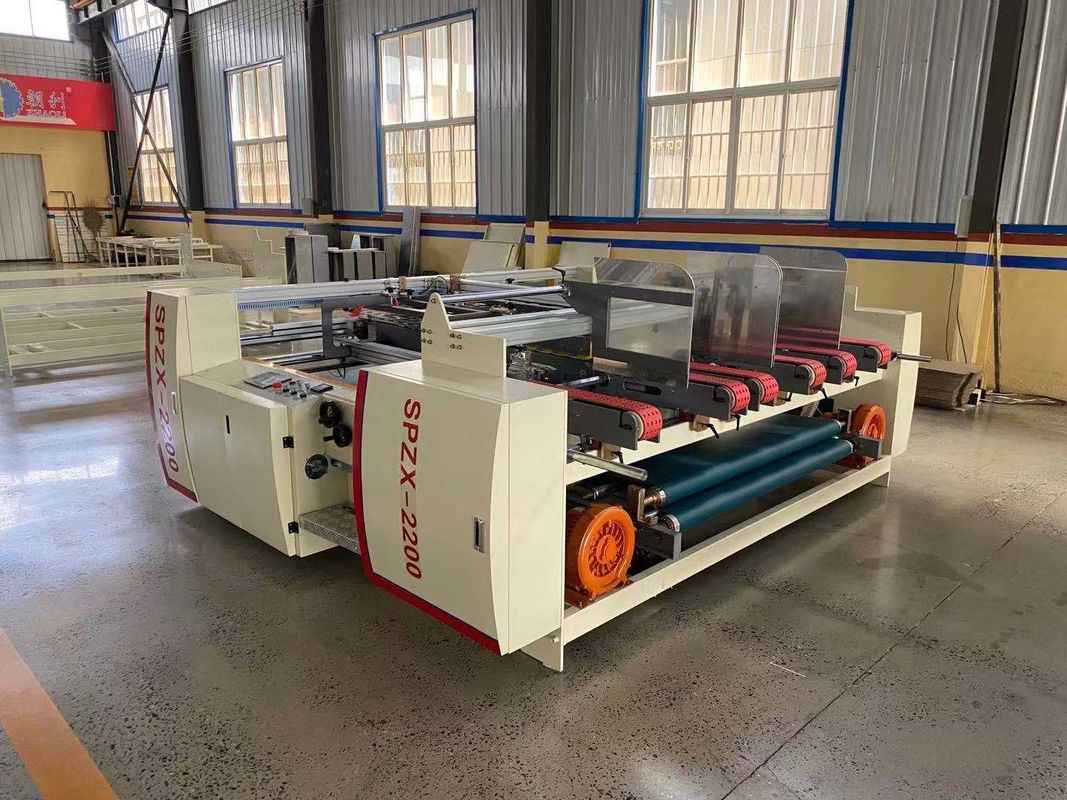 4 6 Corner Corrugated 2000 Carton Box Folder Gluer Machine Fully ...