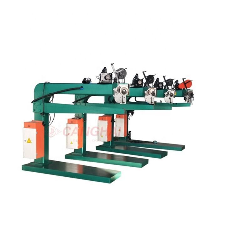 Corrugated Pizza Box Stapler Stitching Machine Manual Feeder Type